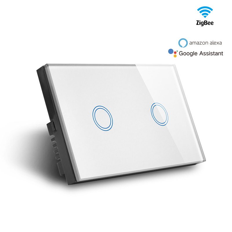 2 Gang 2 Way Smart Light Switch Wireless Wall Touch Control – JJ Smart ...